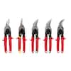 Milwaukee Left, Right, and Straight/Offset Aviation Snips Set (5-Piece ...