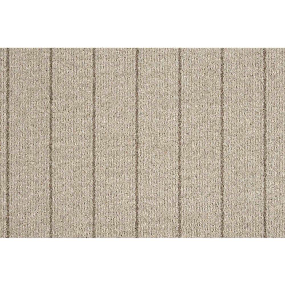 Natural Harmony Forsooth Prairie Beige 12 ft. 32 oz. Wool Pattern ...