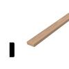 Alexandria Moulding WM 142 1/4 in. D x 3/4 in. W. x 96 in. L Oak Wood ...