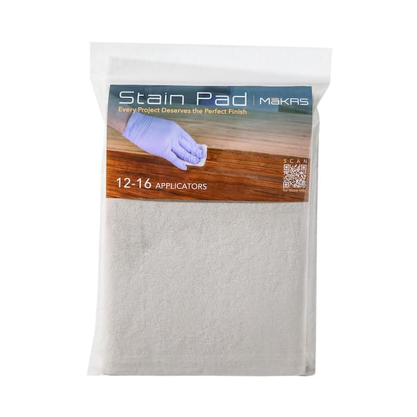 MAKRS Cut-to-Size Microfiber Stain Applicator Pad (2-Pack) MSP1021-2 ...