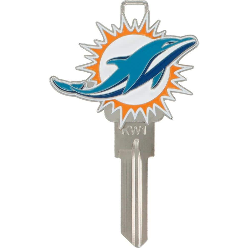 Hillman #68 NFL 3D Miami Dolphins Key Blank 88475 - The Home Depot