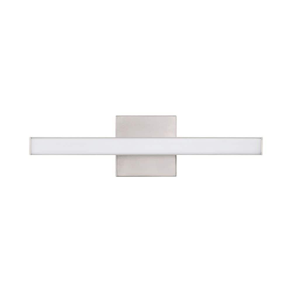 CRAFTMADE Trim 18 in. 1-Light Brushed Polished Nickel Finish Dimmable ...