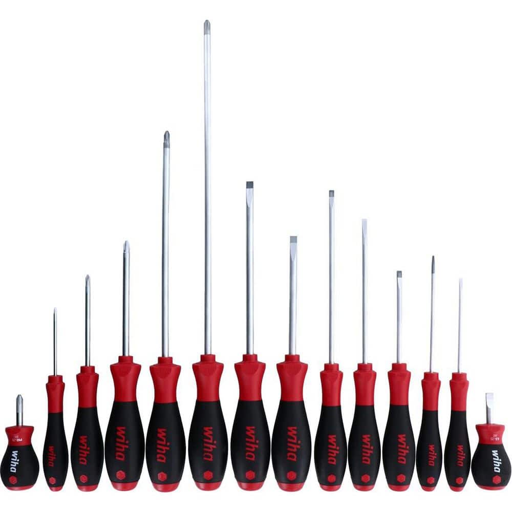 Wiha SoftFinish Screwdriver Set-Slotted, Phillips (14-Piece) 30284 - The Home Depot