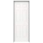 JELD-WEN 28 in. x 80 in. Colonist White Painted Left-Hand Smooth Solid ...