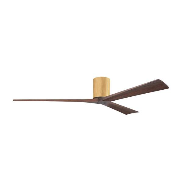 Matthews Fan Company Irene-3H 72 in. Indoor/Outdoor Light Maple Ceiling ...