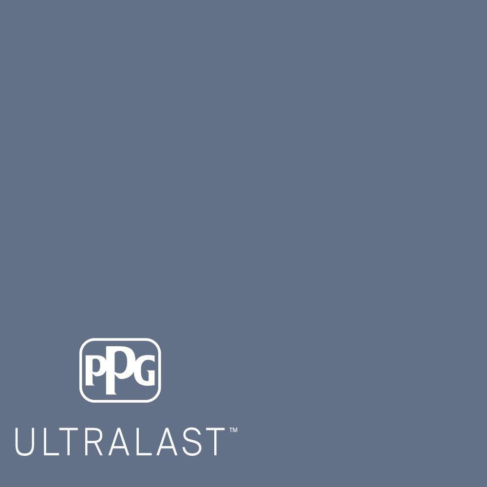 PPG UltraLast 1 gal. #PPG1164-6 Blue Cloud Matte Interior Paint and ...