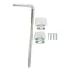 Everbilt 12 in. Zinc-Plated Cane Bolt 20047 - The Home Depot