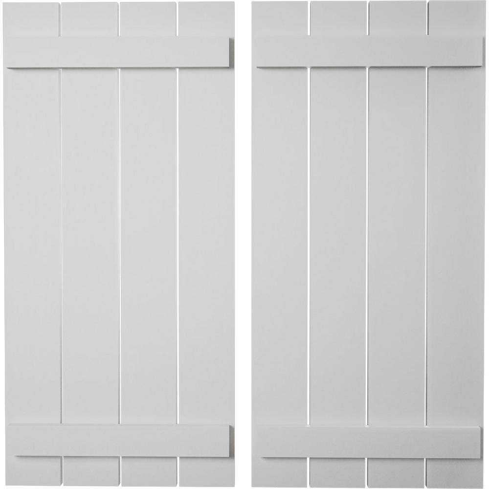 Ekena Millwork 23.5 in. x 36 in. Timberthane Polyurethane 4-Board ...