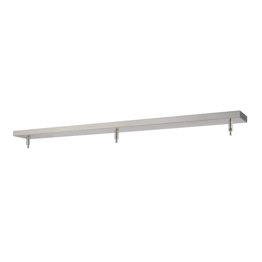 Multi Point Canopy 3-Light Ceiling Plate Brushed Nickel 4.5 in. CP4403 ...