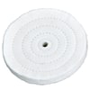 Robtec 6 in. x 1 in. Arbor Cloth Polishing Wheel with Two 1/2 in. ID ...