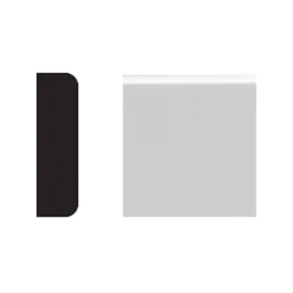 Ekena Millwork 0.25 in. D x 0.75 in. W x 6 in. L PVC Chair Rail Sample ...