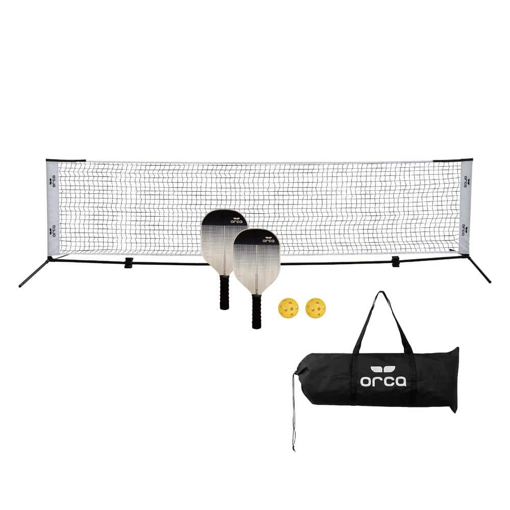 ORCA 12.5ft Pickleball Net Set for Half Court Games Pickleball ...