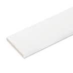 Veranda 3/4 in. x 7-1/4 in. x 12 ft. Reversible White PVC Trim HDTBSM010812