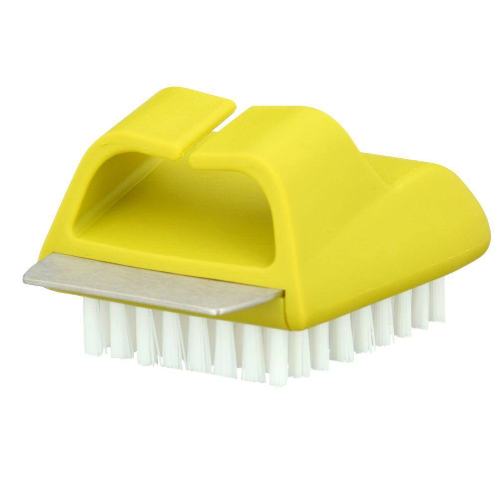 Charcoal Companion Salt Block Cleaning Brush CC4108 - The Home Depot