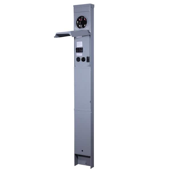 Midwest Electric Products 100A Metered RV Earth Burial Pedestal 5 ...