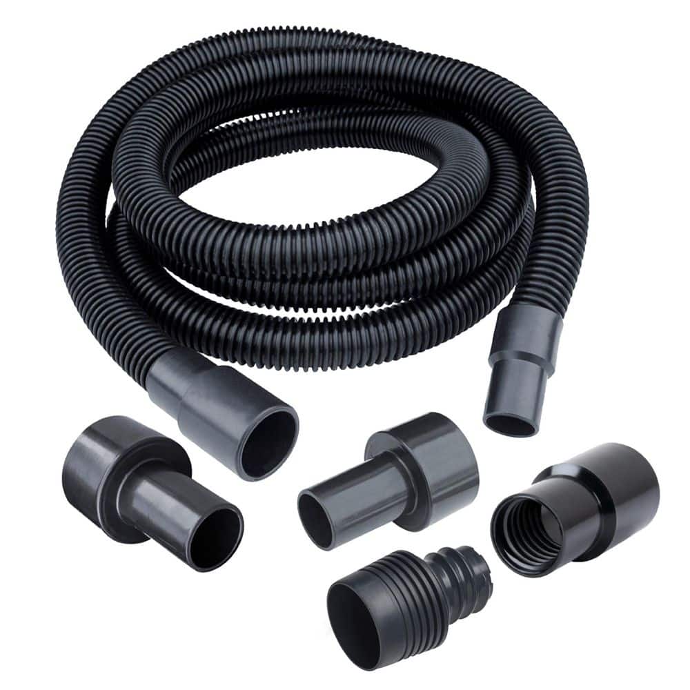 ‎POWERTEC 10 ft. Dust Collection Hose Kit-5 Fittings & a Tapered ...