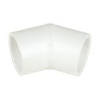 DURA 4 in. Sch. 40 PVC 45-Degree Elbow S x S C417-040