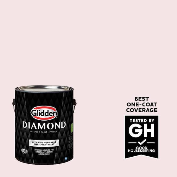 Glidden Diamond 1 gal. PPG1184-1 Gaiety Ultra-Flat Interior Paint with ...