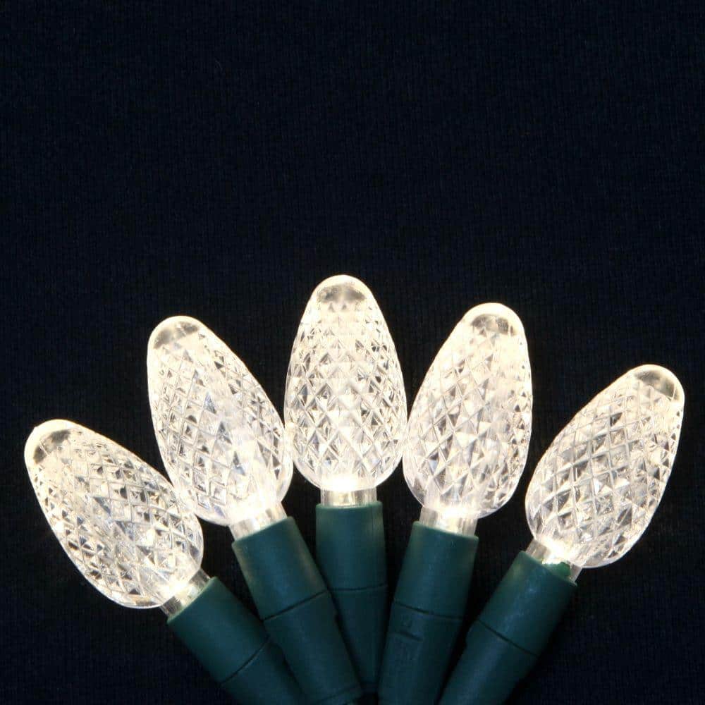 EcoSmart 150-Light Warm White C6 String LED 702136HO1 - The Home Depot