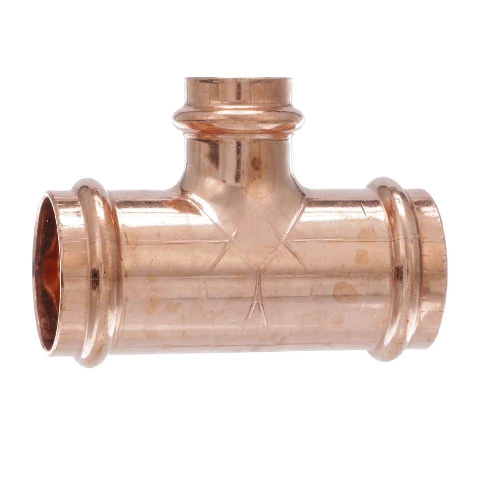 Viega ProPress 1-1/4 in. x 1-1/4 in. x 3/4 in. PXPXP Press Press Copper ...