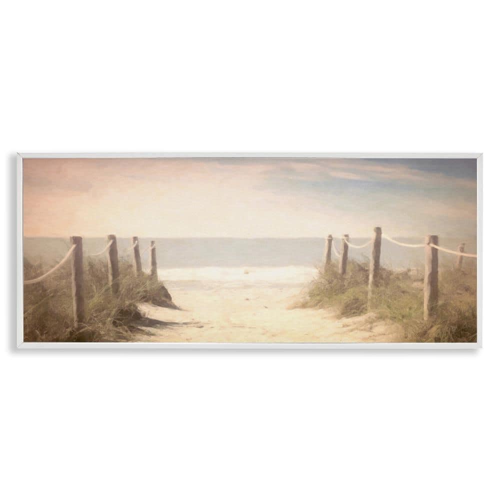 Stupell Industries Dreamy Coastal Walkway by Graffitee Studios White ...