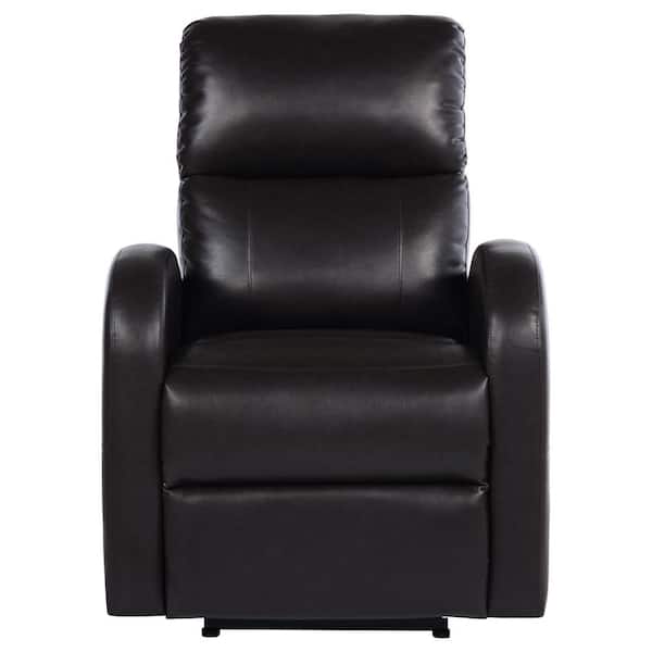 Coaster Grant Brown Faux Leather Upholstered Power Recliner Chair 601500P The Home Depot