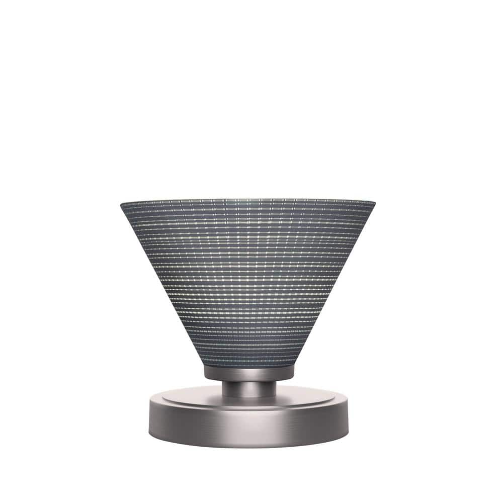 Quincy 6.5 in. Graphite Accent Lamp with Glass Shade 5R1GP4052 - The ...