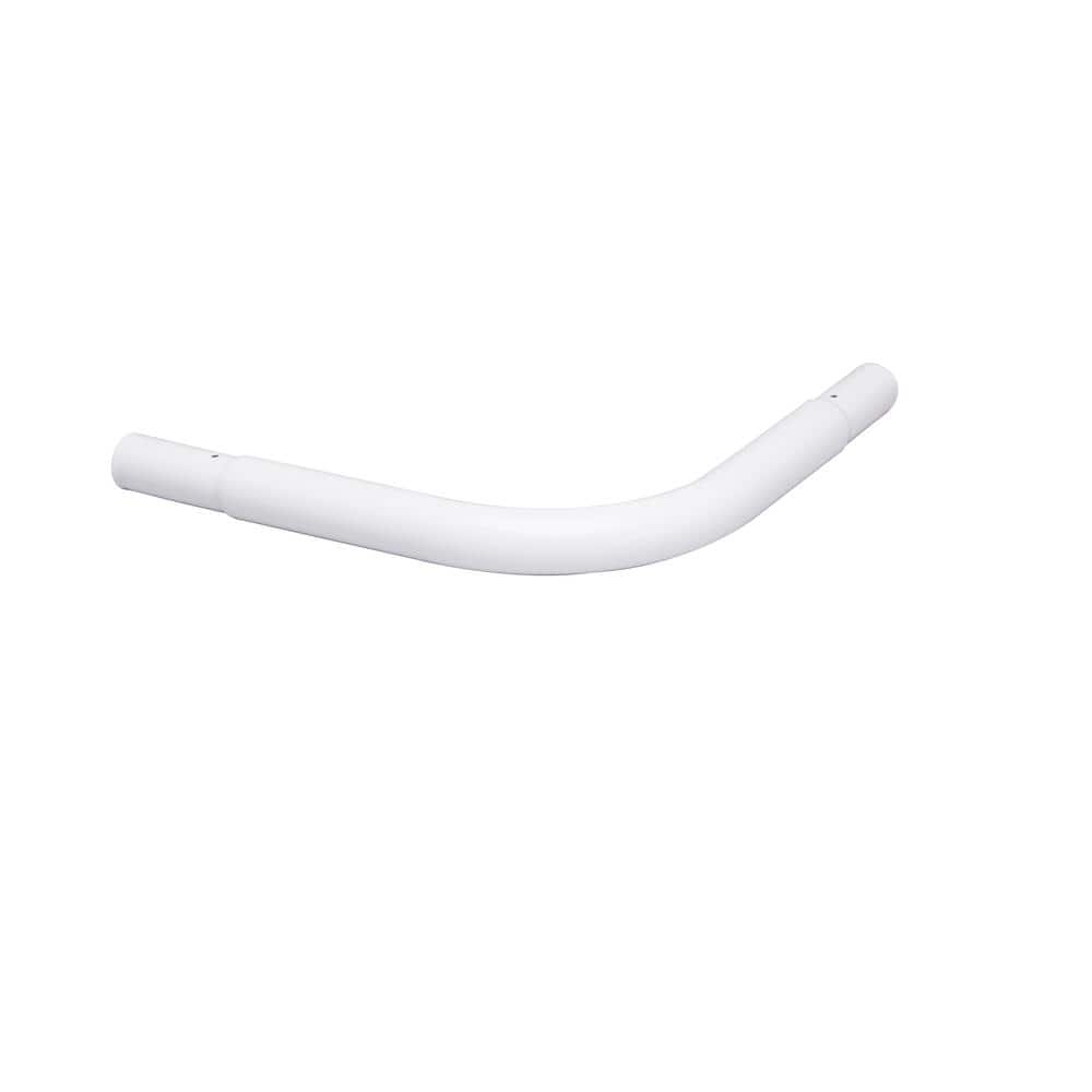 Closet Pro 12 in. White Steel Closet Pole Bracket Corner Elbow EC-0018 ...