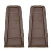 Master Mark Splash Block Chocolate Gutter Downspout (2-Pack) 32924 ...