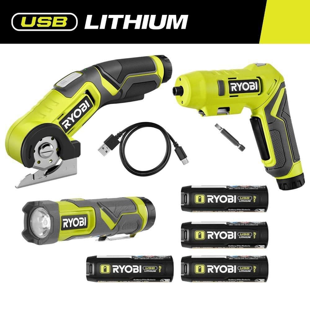 Reviews for RYOBI USB Lithium 3-Tool Combo Kit w/ Flashlight ...
