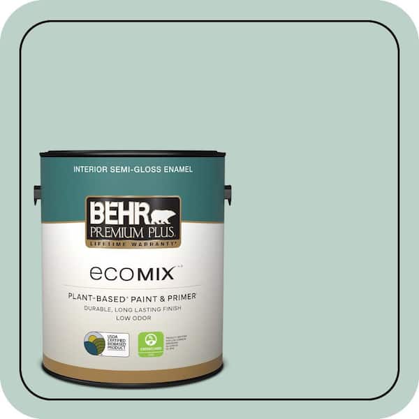 Reviews for BEHR PREMIUM PLUS 1 gal. #S420-2 Moon Glass Semi-Gloss ...