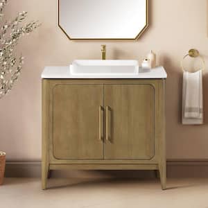 OVE Decors Heidi 60 in. Double Sink Freestanding Cortado Bath Vanity ...