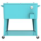 Trinity 80 Qt./20 Gal. Stainless Steel Standing Wheeled Cooler with ...