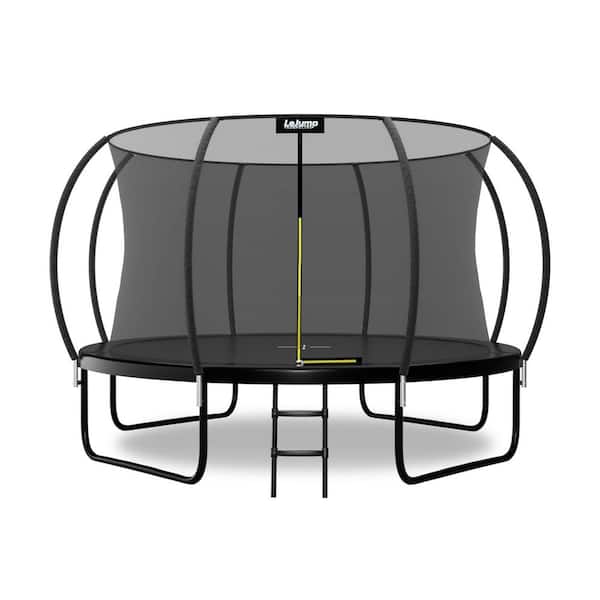 Outdoor 8 ft. Trampoline, ASTM Approved Big Trampolines with Enclosure ...