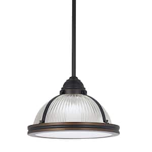 Generation Lighting Pratt Street Prismatic 3-Light Autumn Bronze Hanging Pendant 65062-715 - The ...