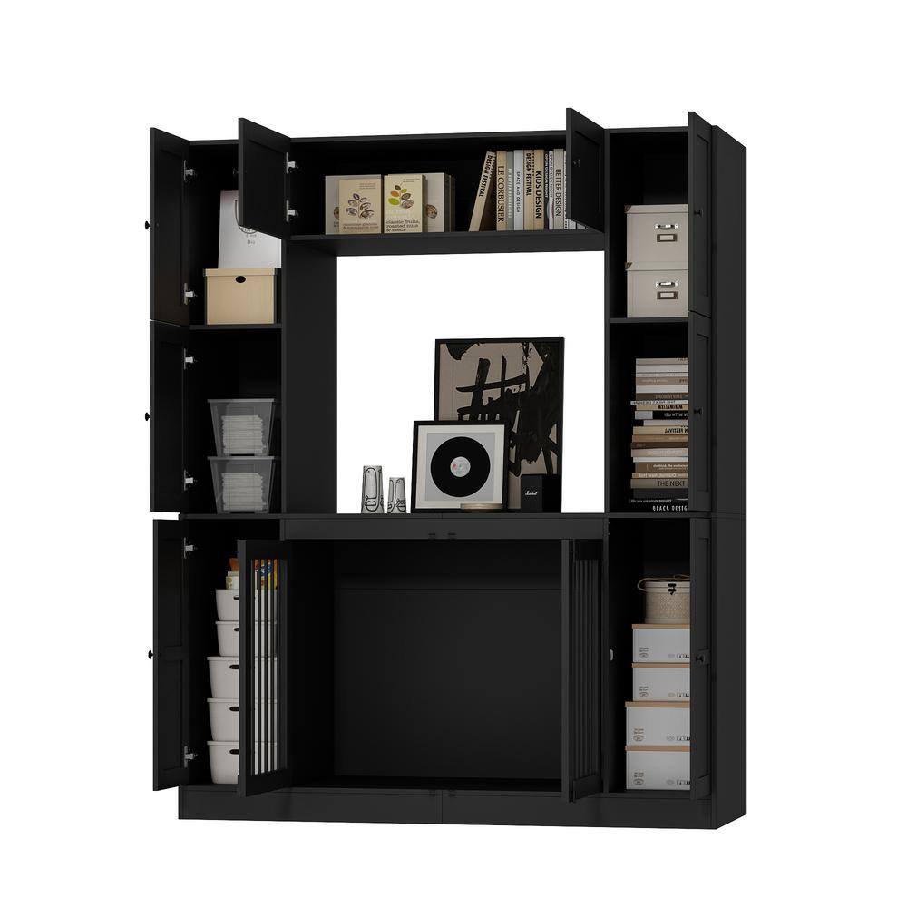 FUFU&GAGA Dog House Storage Cabinet Bookshelf Furniture Style, Indoor ...