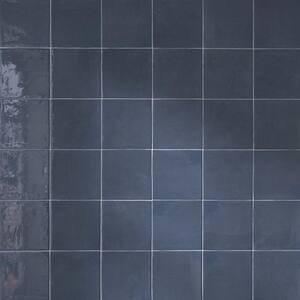 MOLOVO New Country Powder Blue 5.9 in. x 5.9 in. Polished Ceramic Tile ...