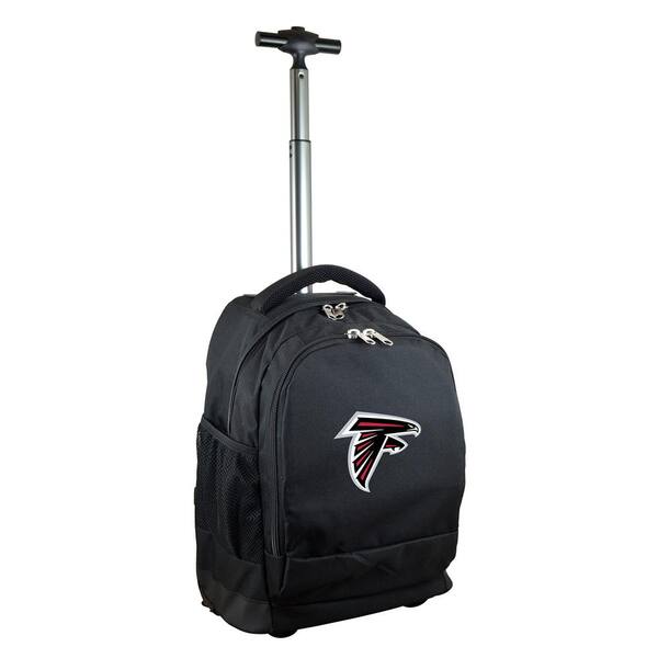 Denco NFL Atlanta Falcons 19 in. Black Wheeled Premium Backpack ...