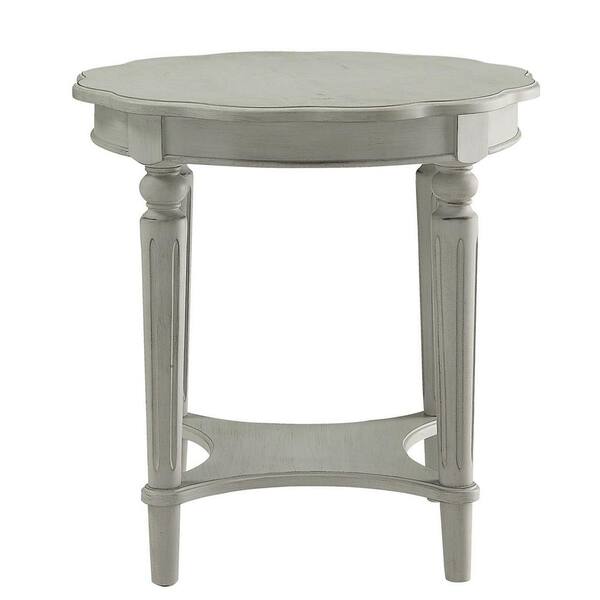Venetian Worldwide Fordon Gray with Antique Slate Finish End Table VA ...