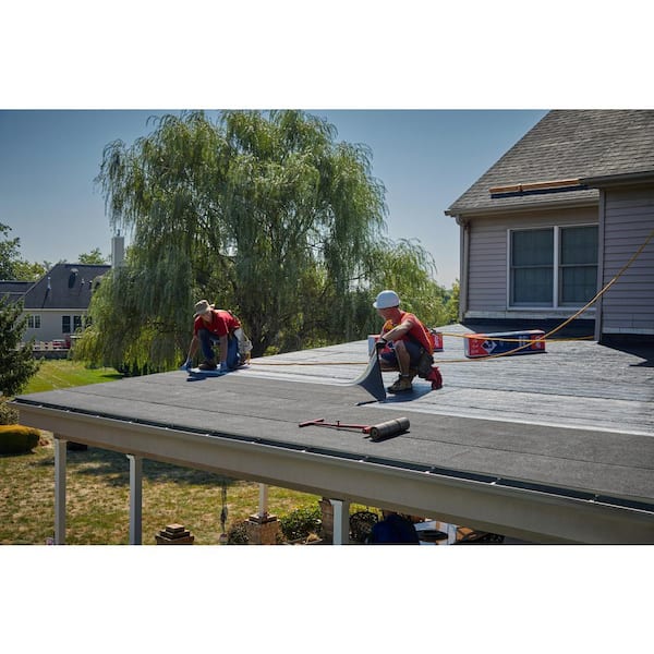 GAF Liberty 3 ft. x 34 ft. (100 sq. ft.) SBS Self-Adhering Cap Sheet ...