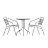Carnegy Avenue 3-Piece Round Outdoor Dining Set CGA-TLH-525987-SI-HD ...