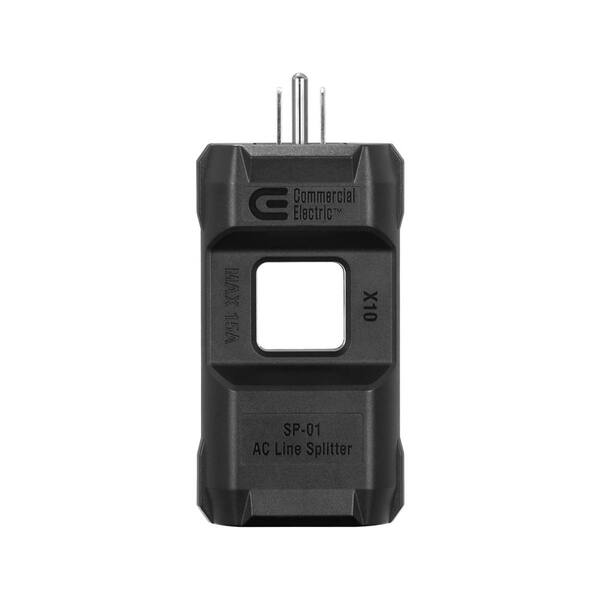 Commercial Electric 120-Volt 10x AC Line Splitter SP-01 - The Home Depot