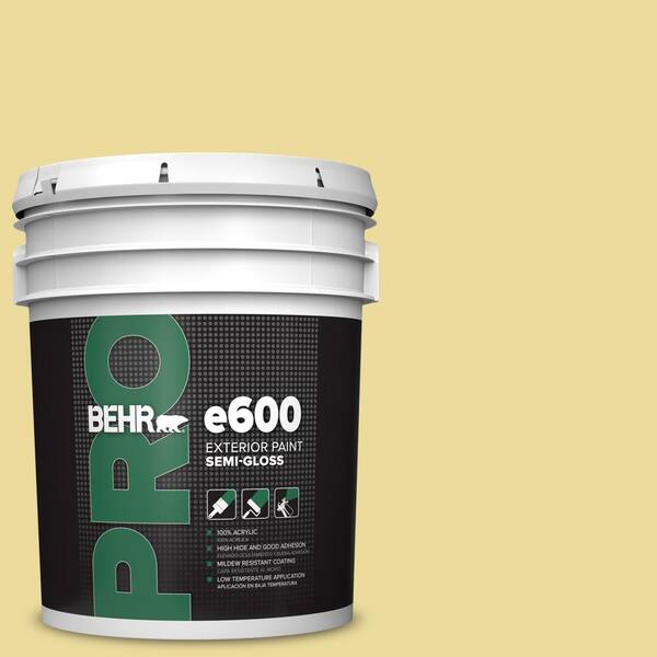BEHR PRO 5 gal. #P330-3A Flourish Semi-Gloss Exterior Paint PR67005 ...