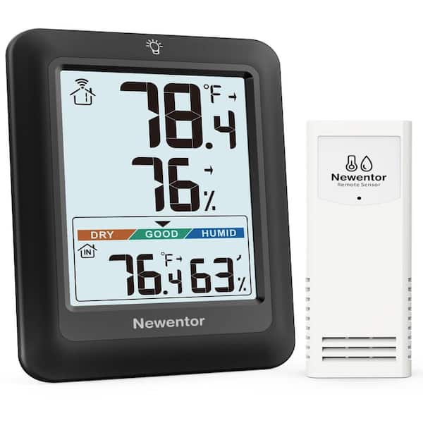 Wireless Indoor Outdoor Thermometer with Hygrometer, Comfort Indicator ...