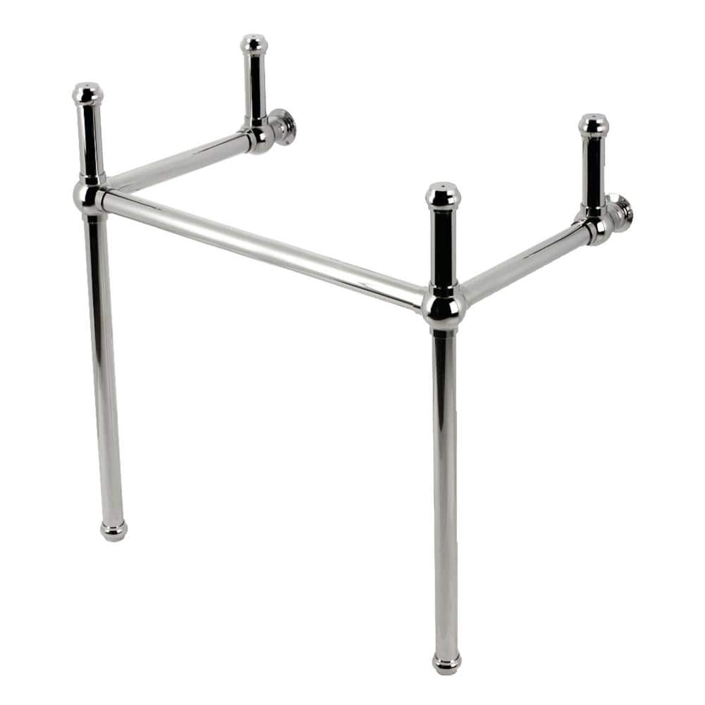 Kingston Brass Fauceture Brass Console Sink Leg in Polished Nickel ...