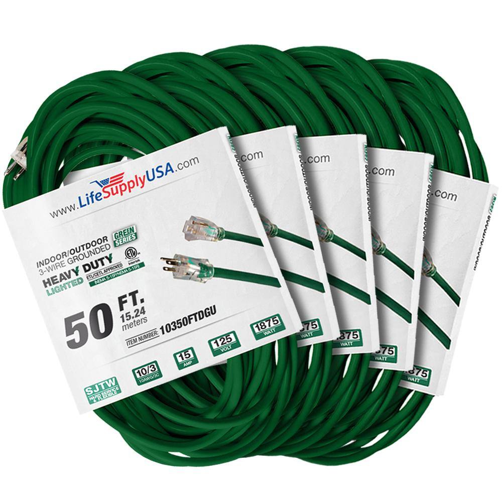 10 3 Wire With Ground 10/3 SOOW Portable Cable - 10 AWG, 1 Foot, 600V ...