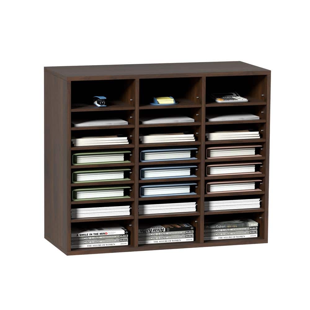 VEVOR Literature Organizers, 24-Compartments Office Mailbox with ...