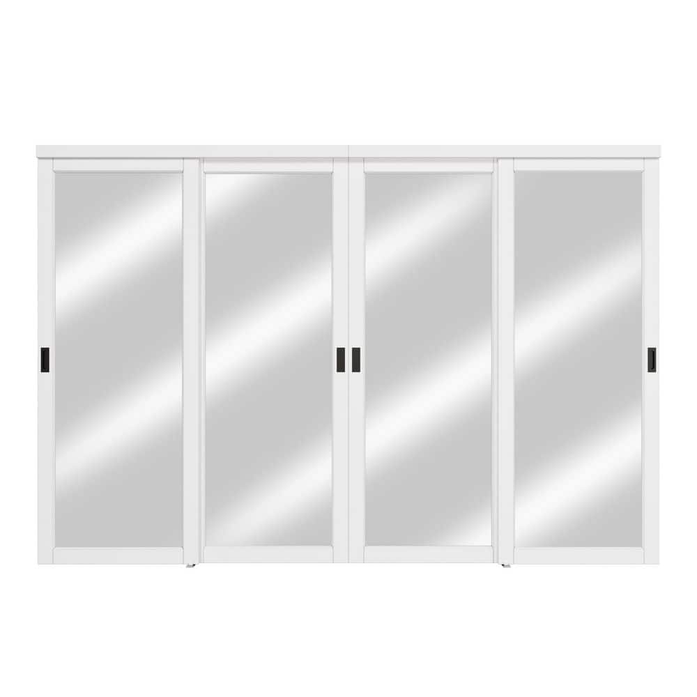 Reviews for ARK DESIGN 120 in. x 80 in. Solid Core 1-Lite Mirror White ...