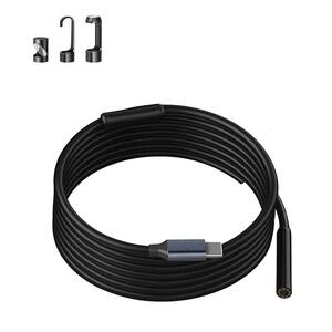 Vrbgify 16.4 ft. Semi-Rigid Snake Camera with Light Inspection Camera ...