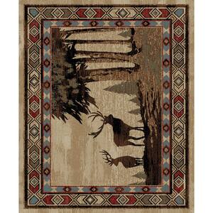Mayberry Rug American Destination Multi-Color River Camp Multi ...